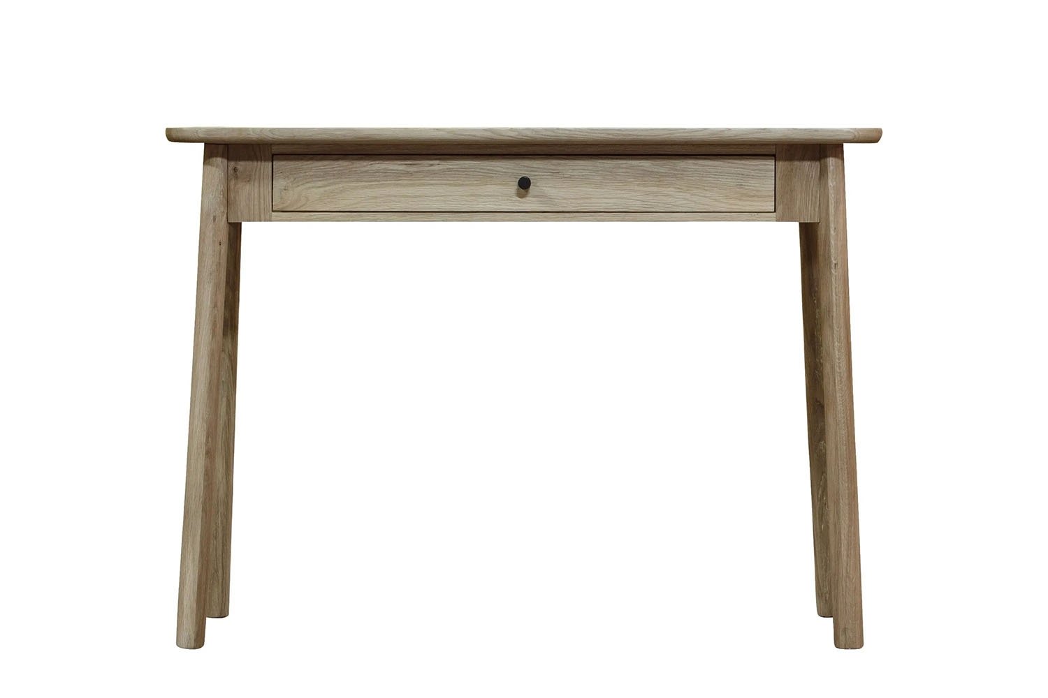 Gallery Direct Kingham Grey Oak 1 Drawer Desk - Furniture World