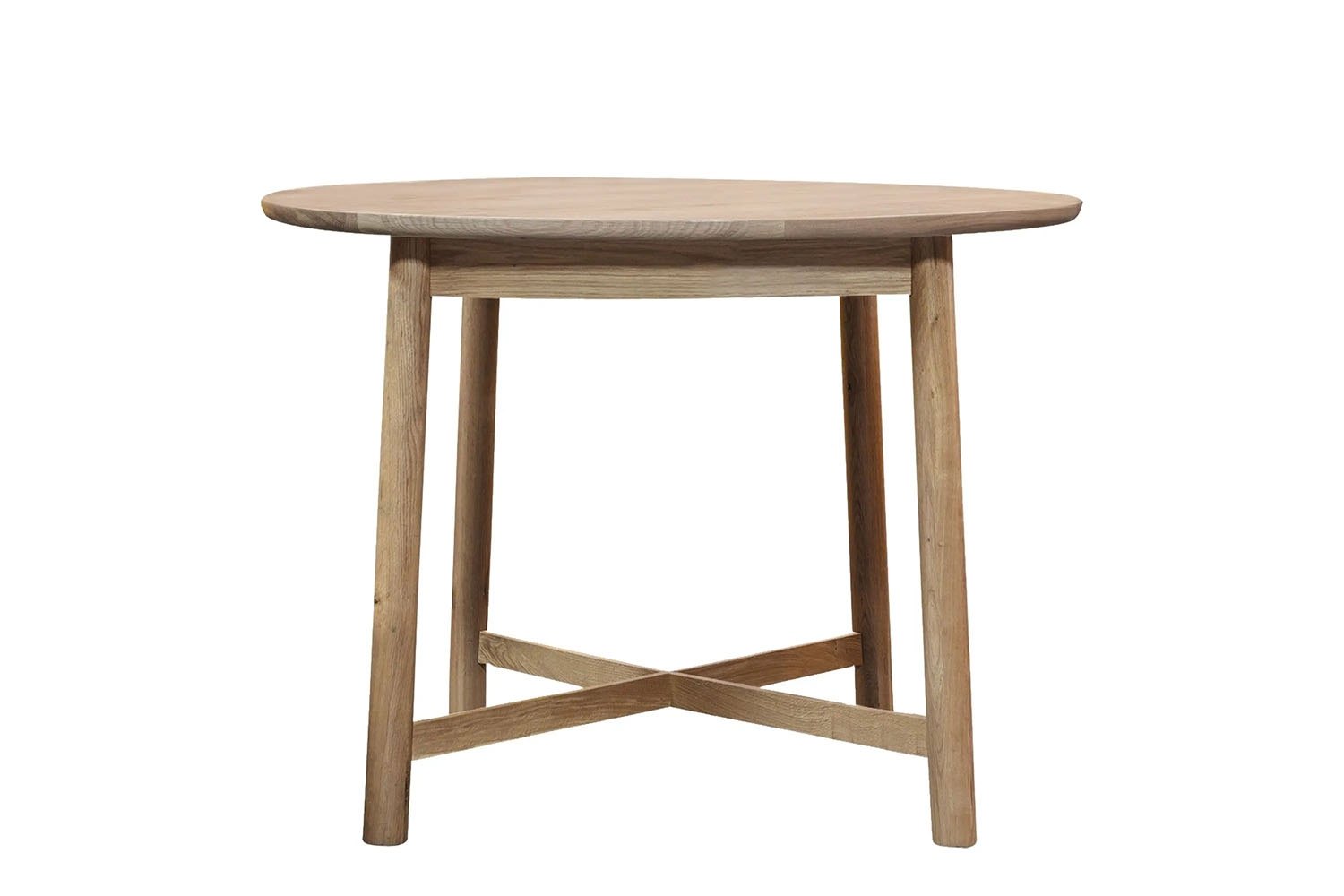 Gallery Direct Kingham Oak Round Dining Table Set & 4 Hawking Chairs ...
