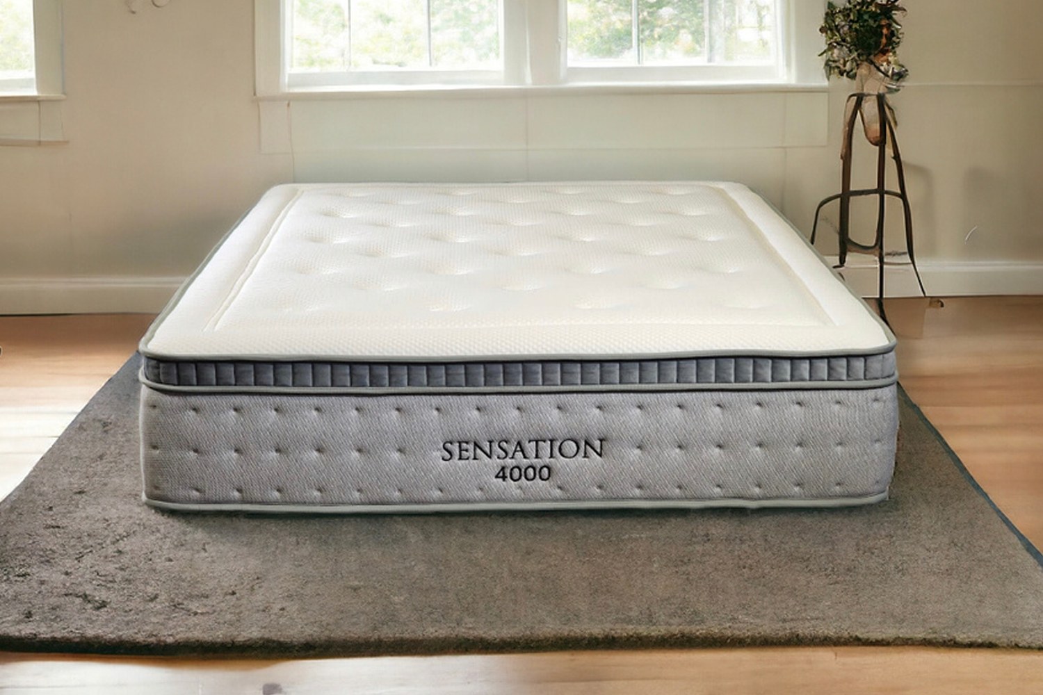 Baker & Wells Sensation 4000 Pocket Sprung Mattress with Cool Gel ...