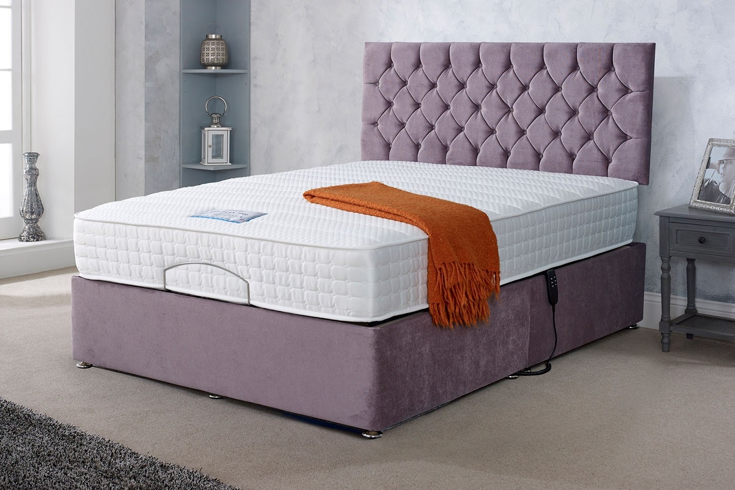 Adjust-A-Bed Gel-Flex 1000 Electric Adjustable Divan Bed | Furniture World