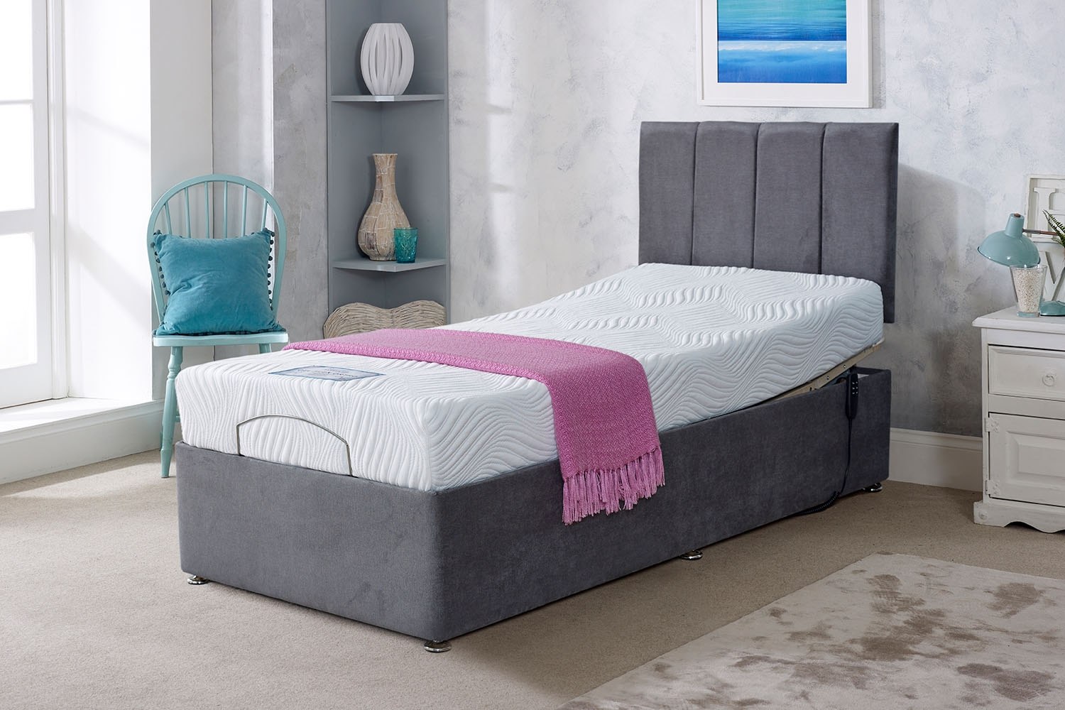 Adjust-A-Bed Gel-Flex Ortho Electric Adjustable Divan Bed | Furniture World