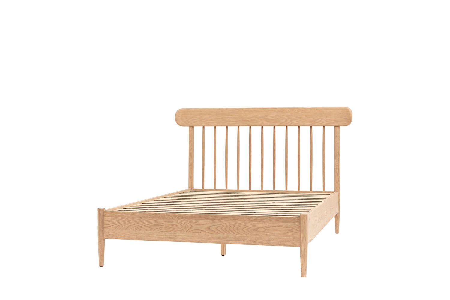 Gallery Direct Hatfield Natural Oak Spindle Bed Frame | Furniture World