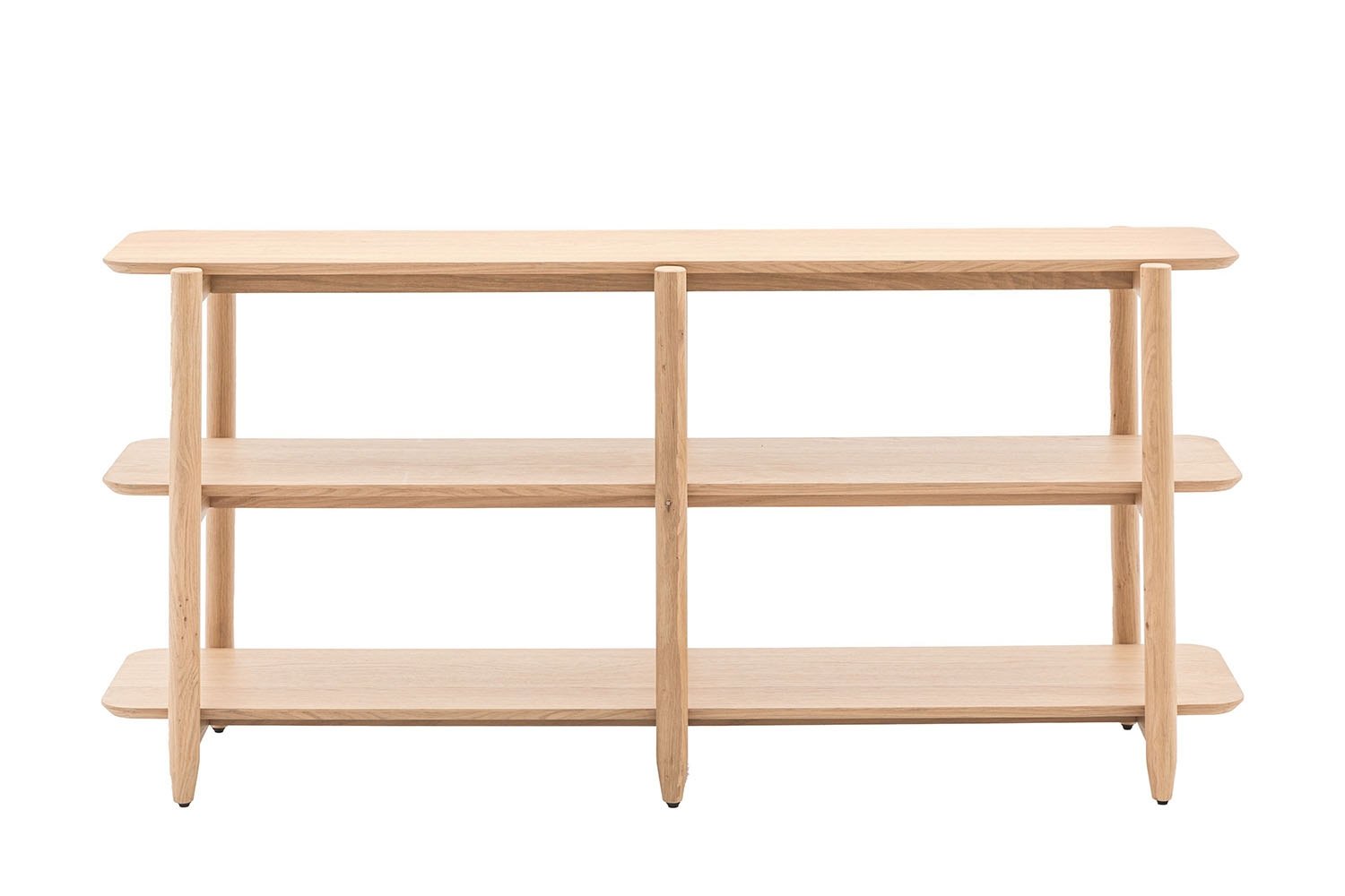 Gallery Direct Hatfield Natural Oak Wide Open Display Unit | Furniture ...