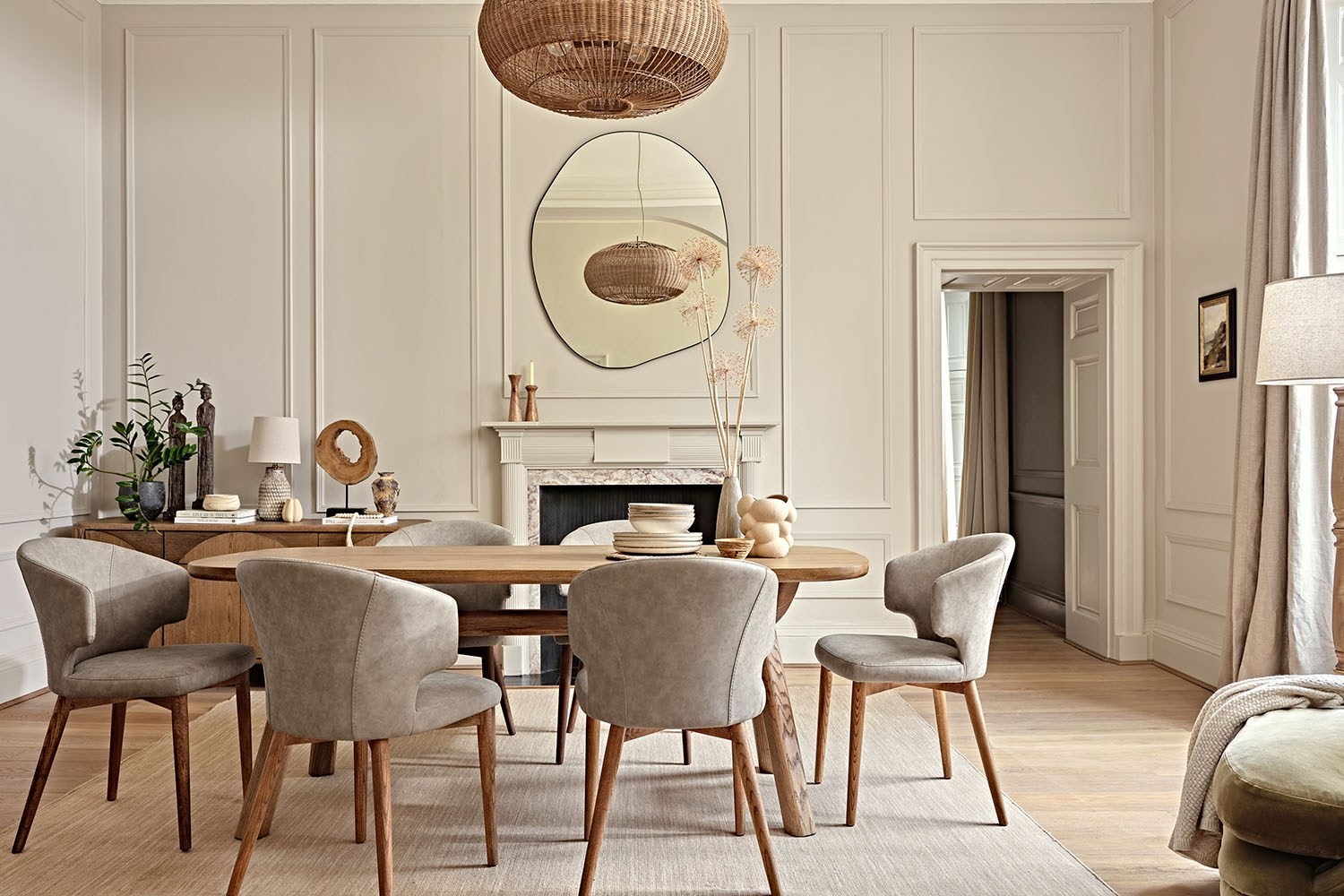 Austin Warm Oak 240cm Dining Table | Furniture World