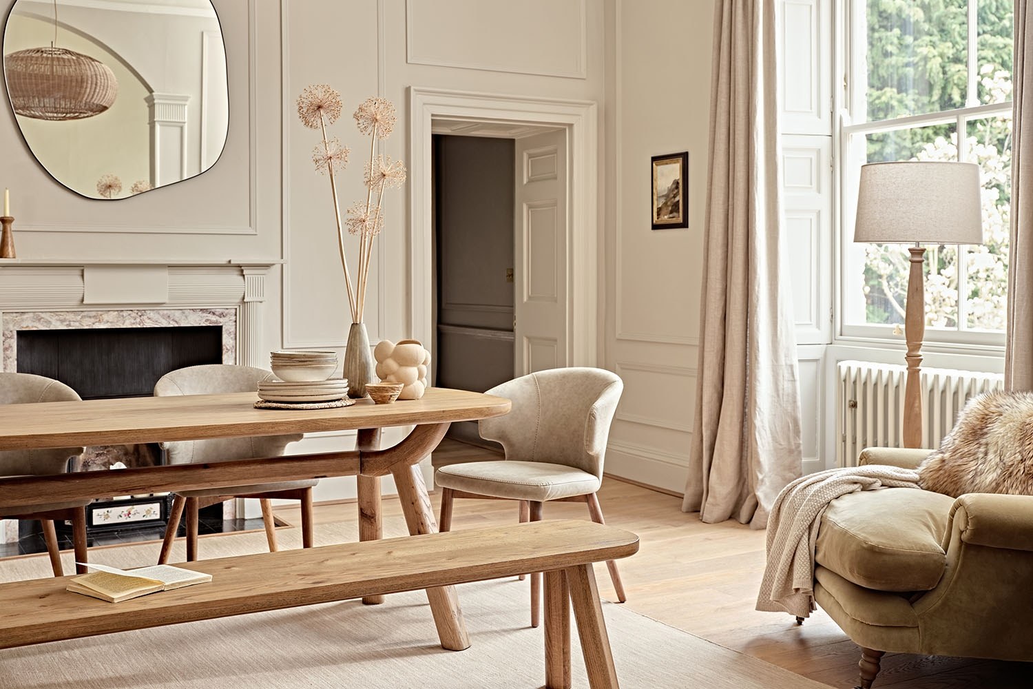 Austin Warm Oak 240cm Dining Table | Furniture World