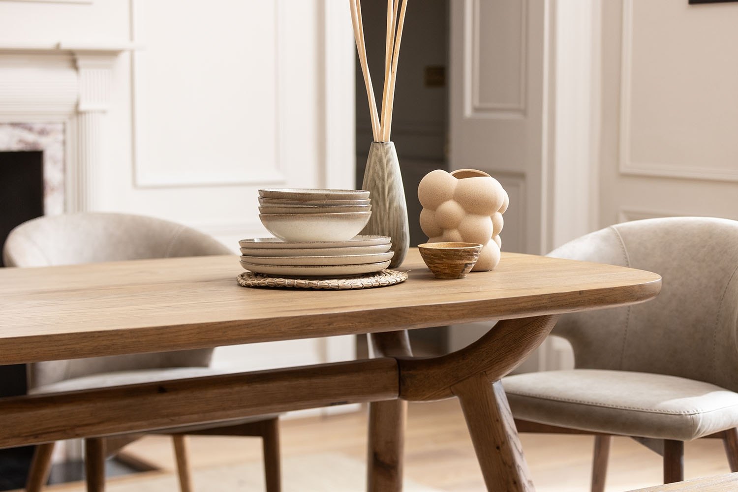 Austin Warm Oak 240cm Dining Table | Furniture World