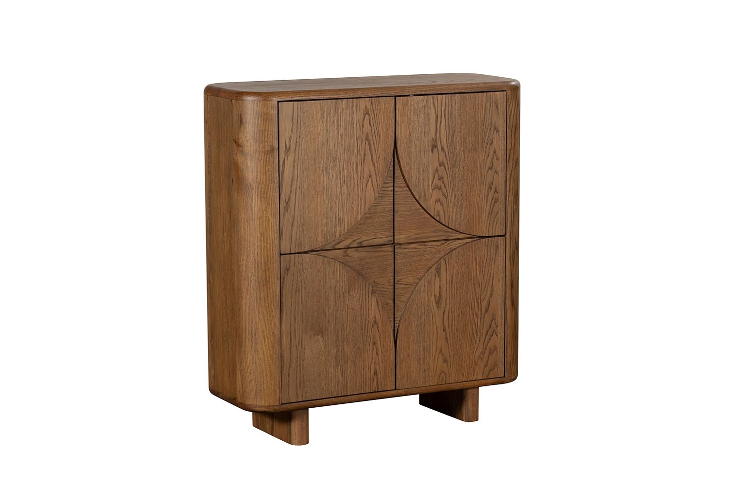 Austin Warm Oak Highboard Cabinet | Furniture World