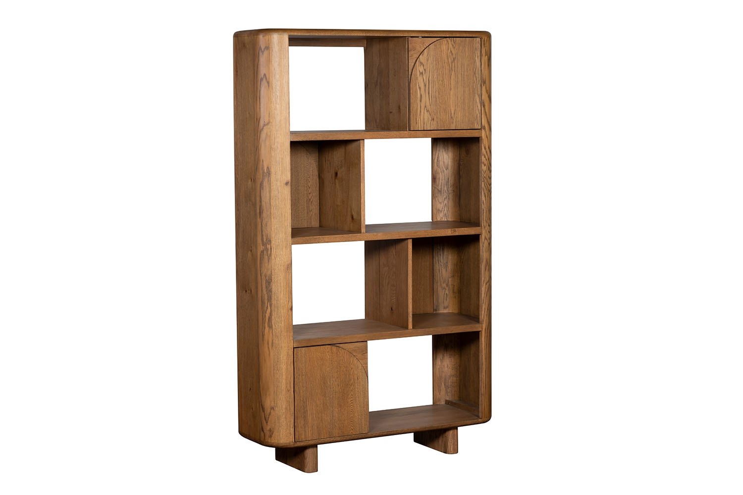 Austin Warm Oak Open Display Bookcase | Furniture World