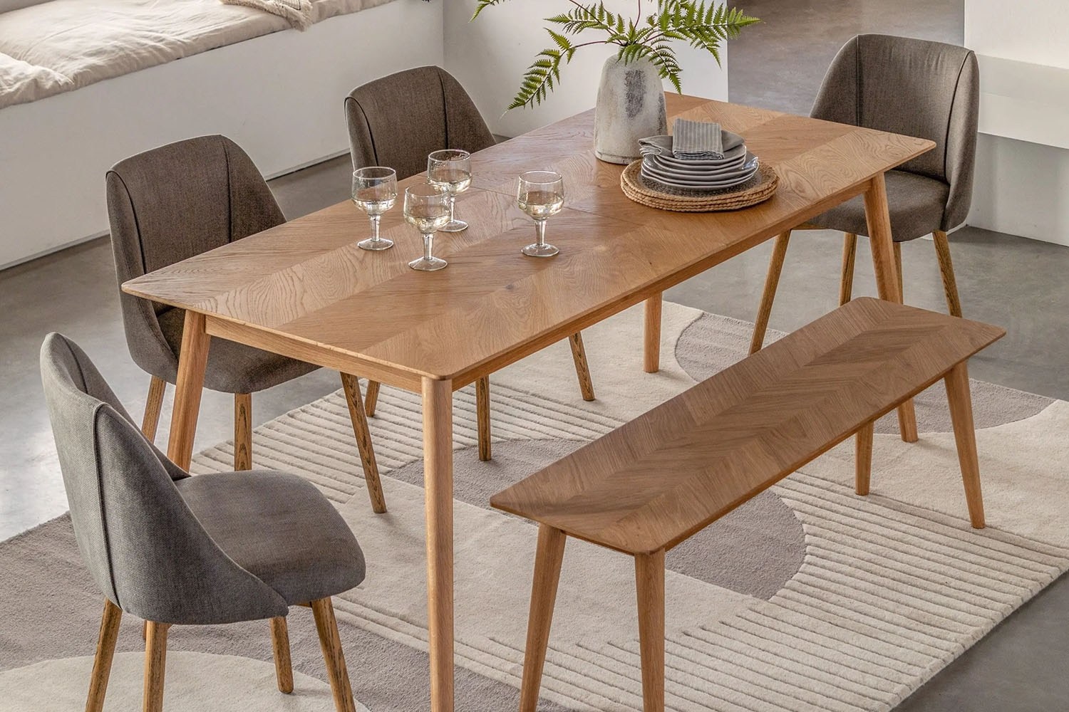 Gallery Direct Milano Oak Extending Dining Table | Furniture World