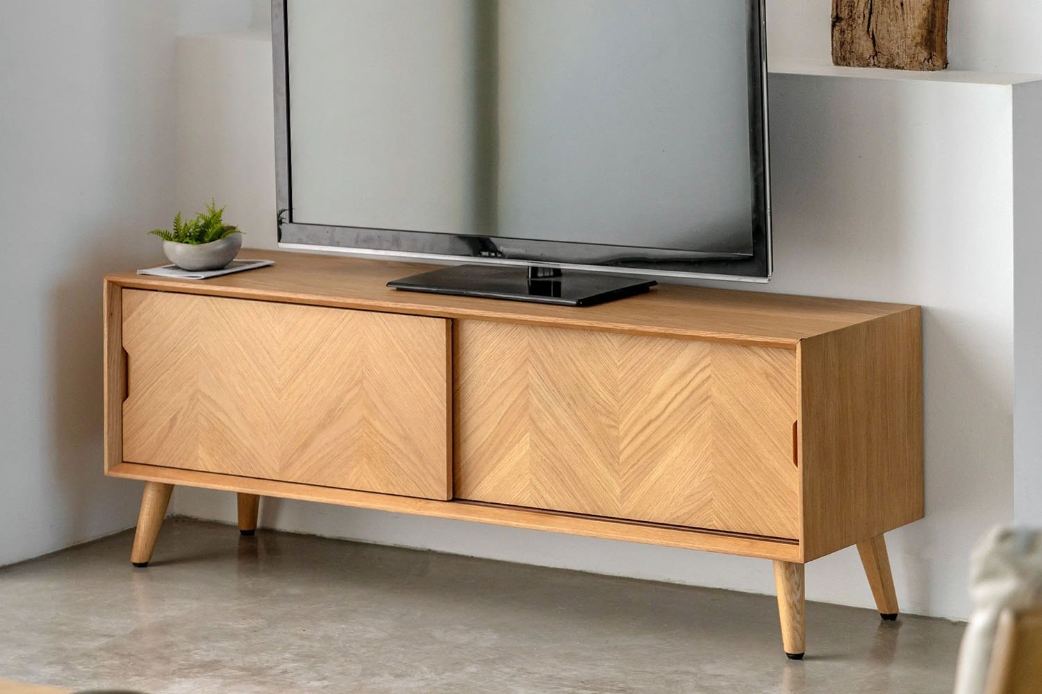 Gallery Direct Milano Oak Media TV Unit | Furniture World