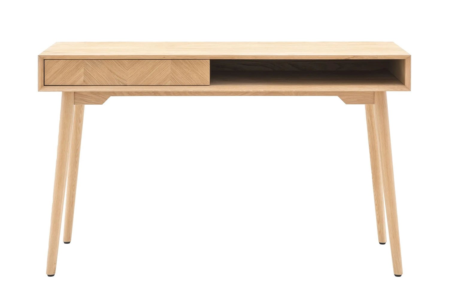Gallery Direct Milano Oak 1 Drawer Desk - Furniture World