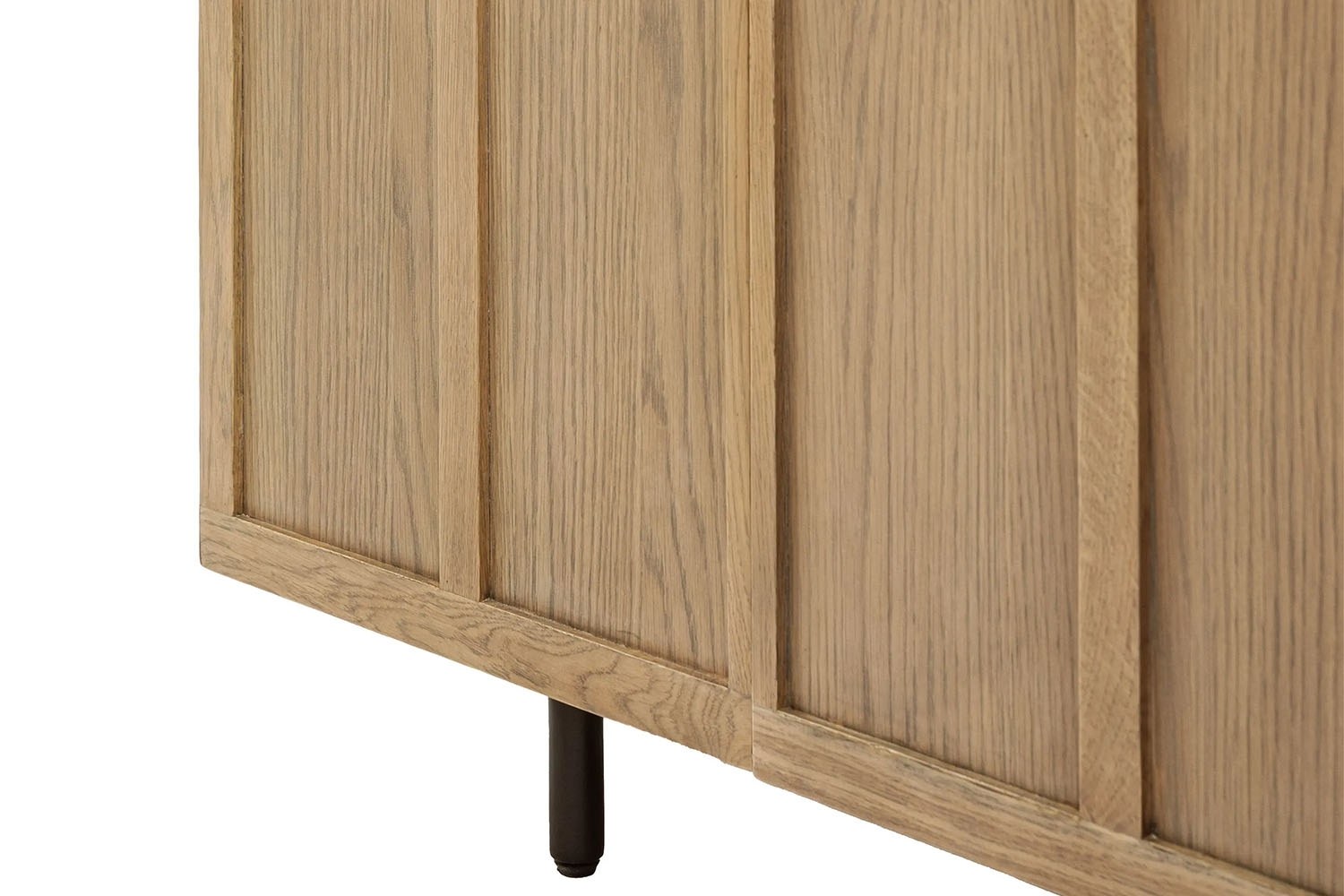Gallery Direct Panelled Smoked Oak Large Sideboard | Furniture World