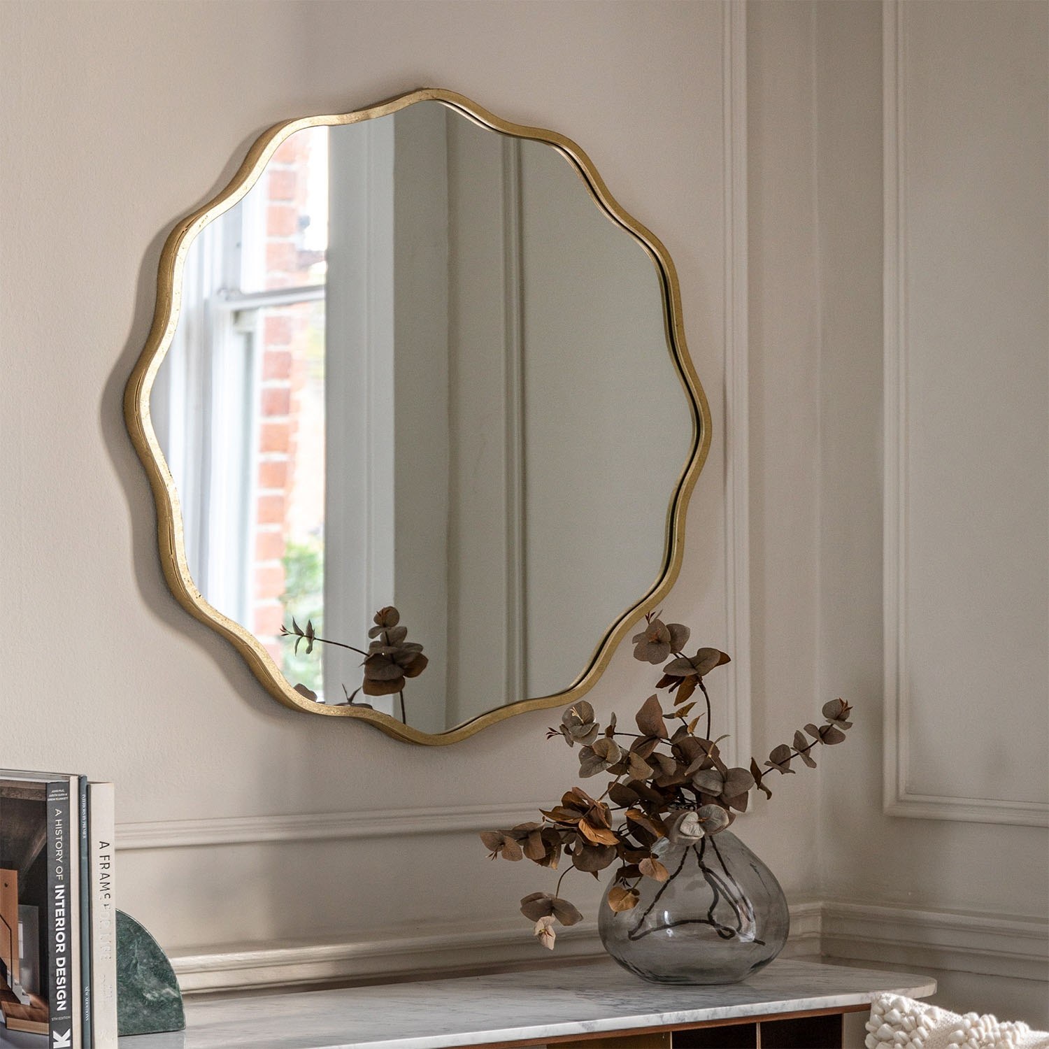 Gallery Direct Sloane Round Mirror 820mm | Furniture World