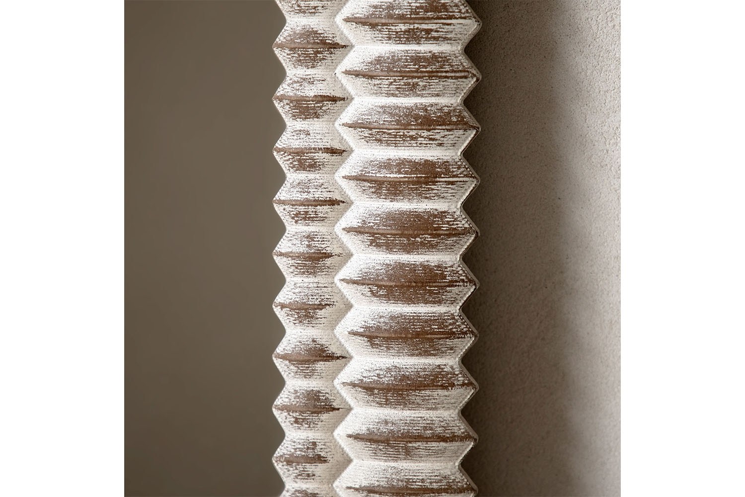Gallery Direct Pimlico Arch Leaner White Wash 770x1700mm | Furniture World