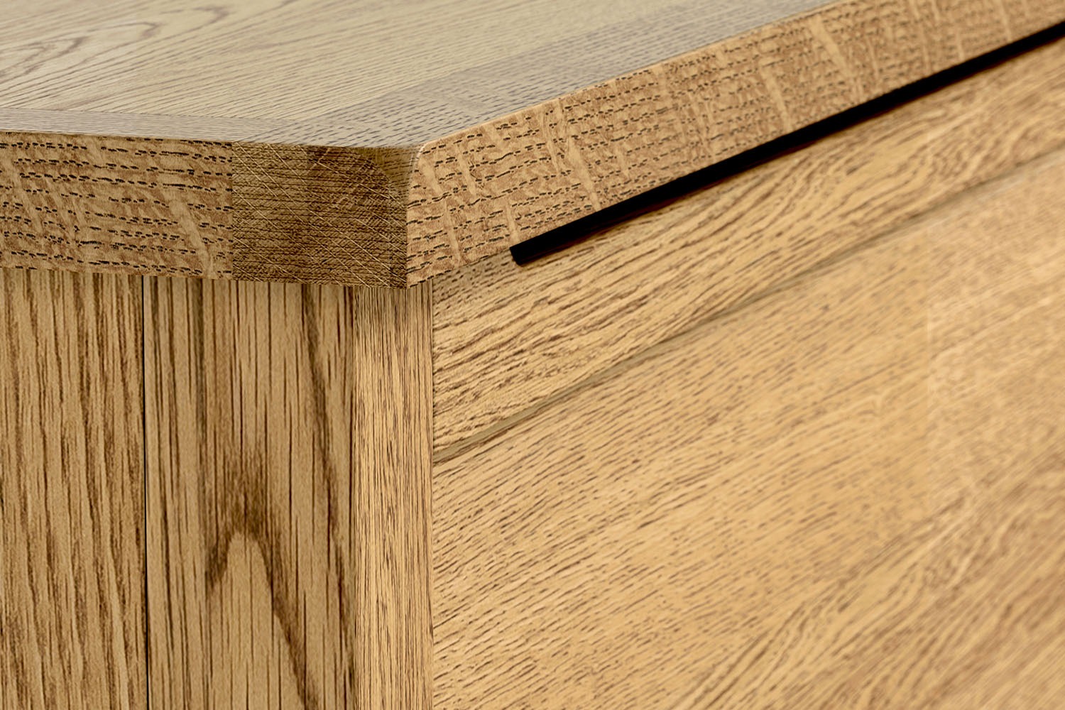 Salisbury Waxed Premium Oak Storage Box | Furniture World
