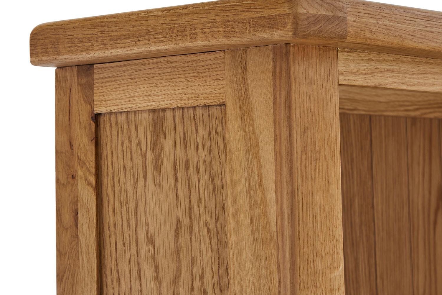 Salisbury Waxed Premium Oak Large Bookcase - Self Assembly | Furniture ...