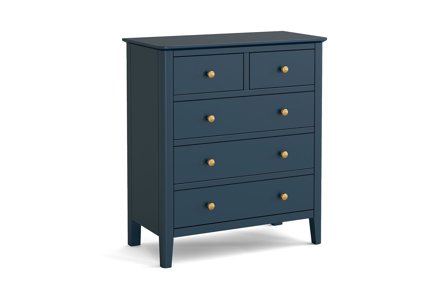 Harrogate Painted Blue 2 Over 3 Chest Of Drawers | Furniture World
