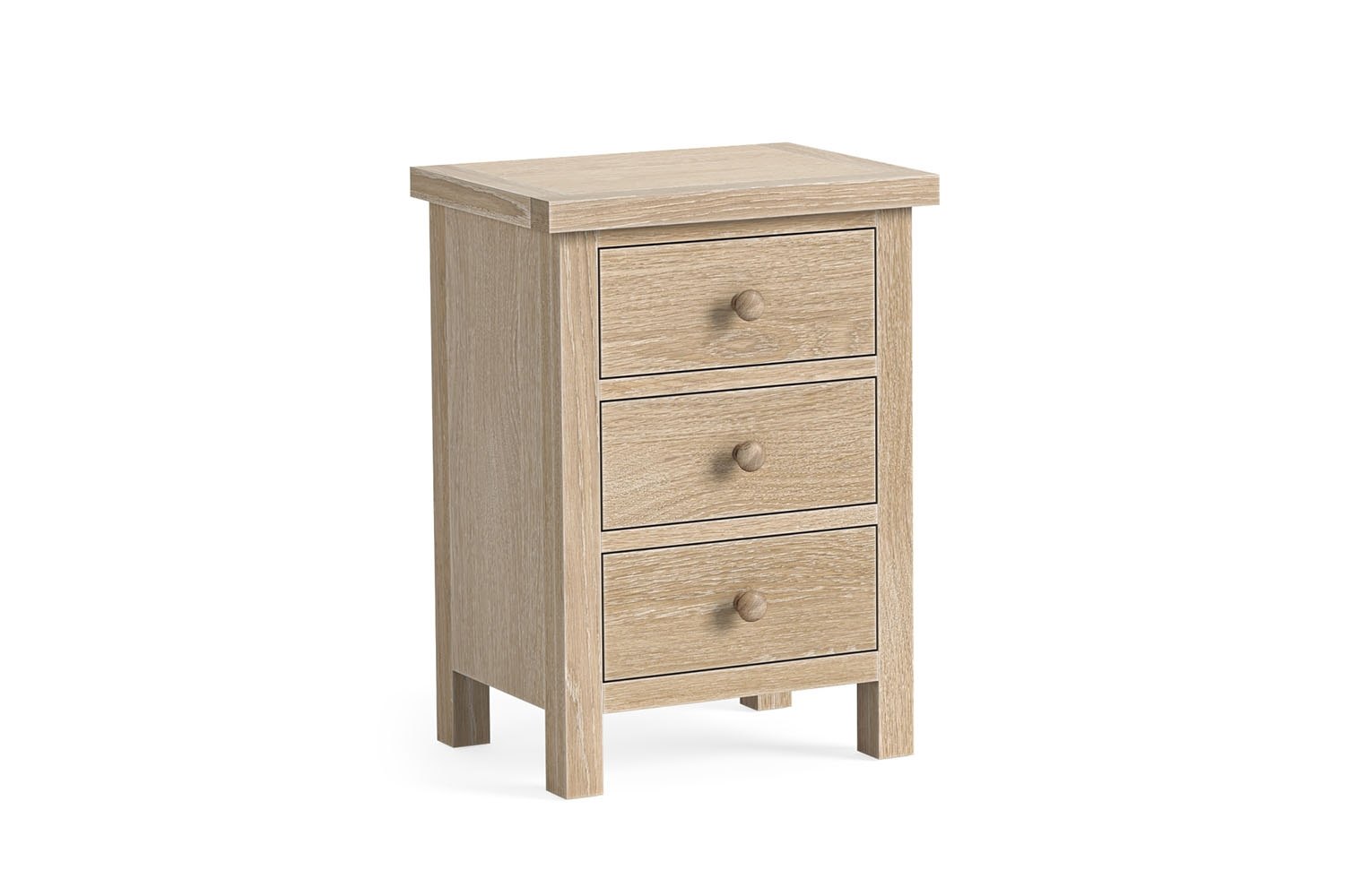 Modern Country Trelan Oak Bedside Table | Furniture World