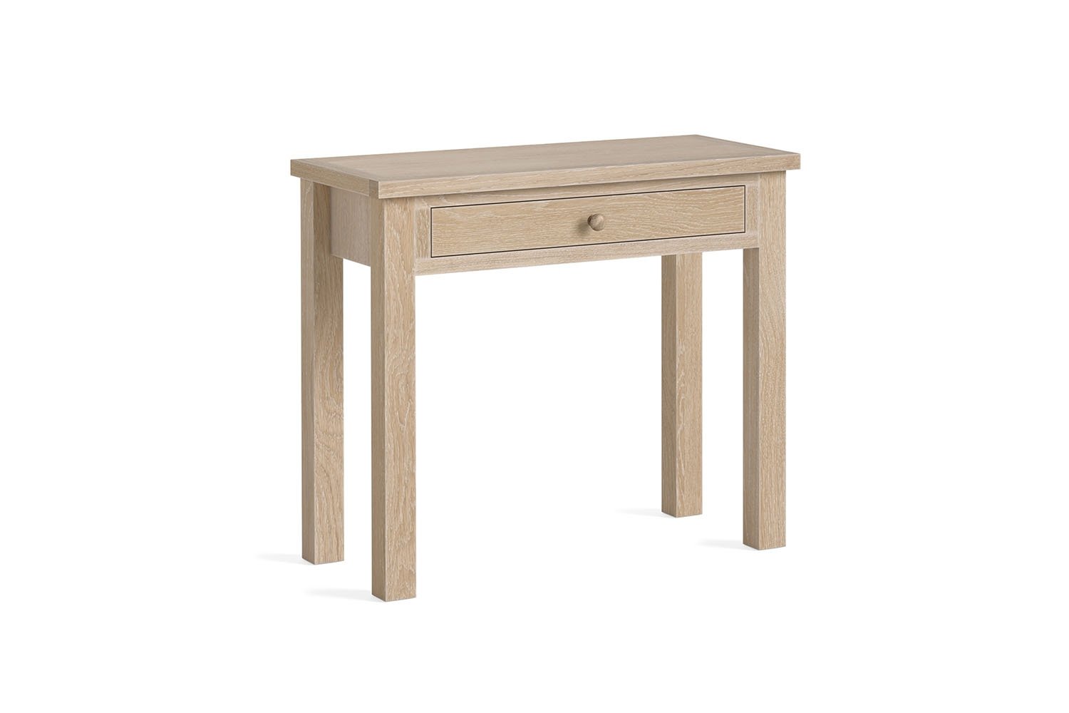 Modern Country Trelan Oak Single Drawer Dressing Table Desk | Furniture ...