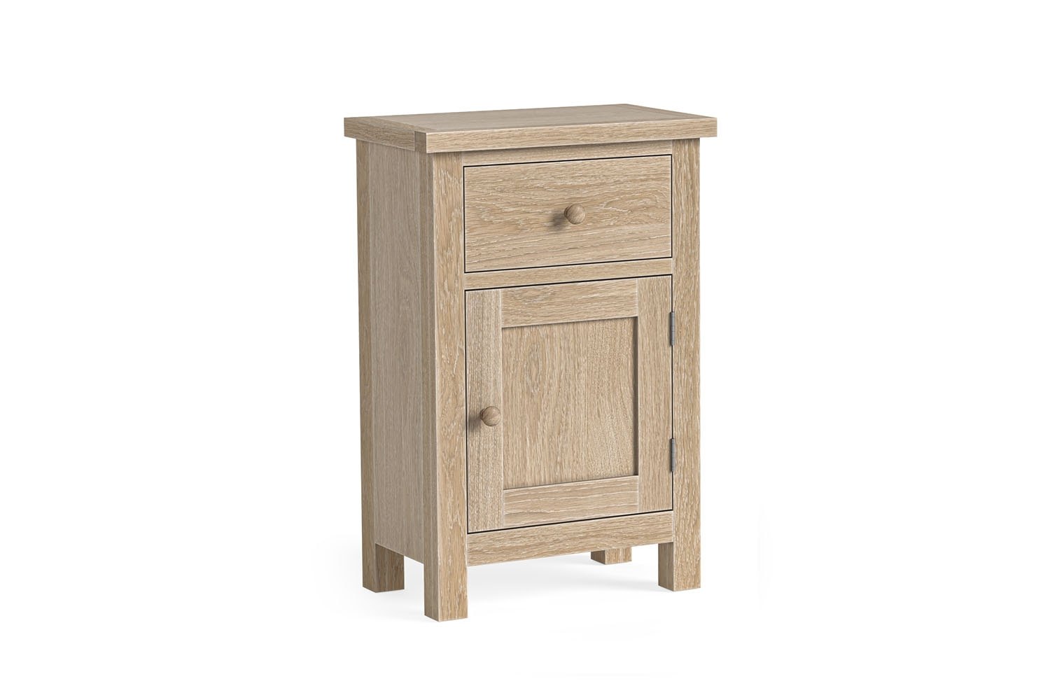 Modern Country Trelan Oak Telephone Cupboard | Furniture World