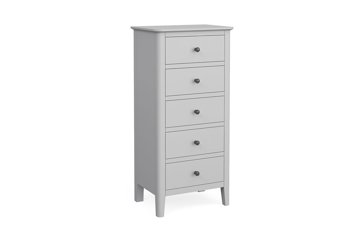 Stowe Painted Grey Tallboy Chest of Drawers - Elgin | Furniture World