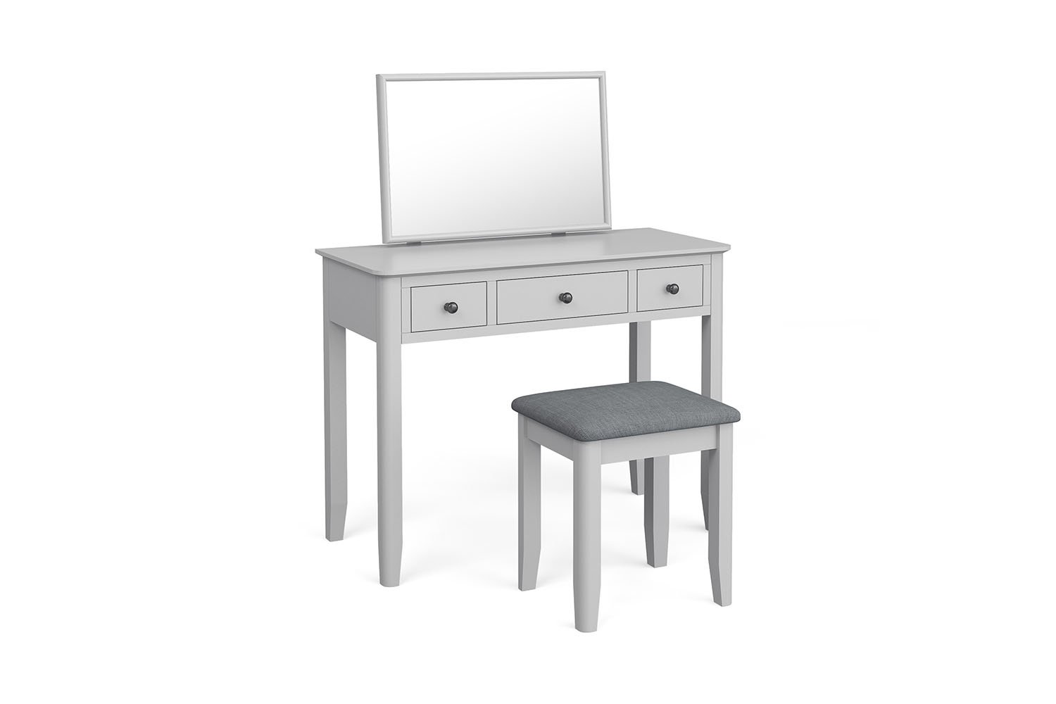 Stowe Painted Grey Dressing Table Set - Elgin | Furniture World