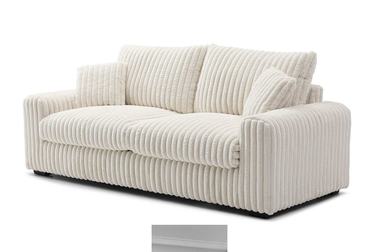 Divina Cord 4 Seater Static Sofa | Furniture World