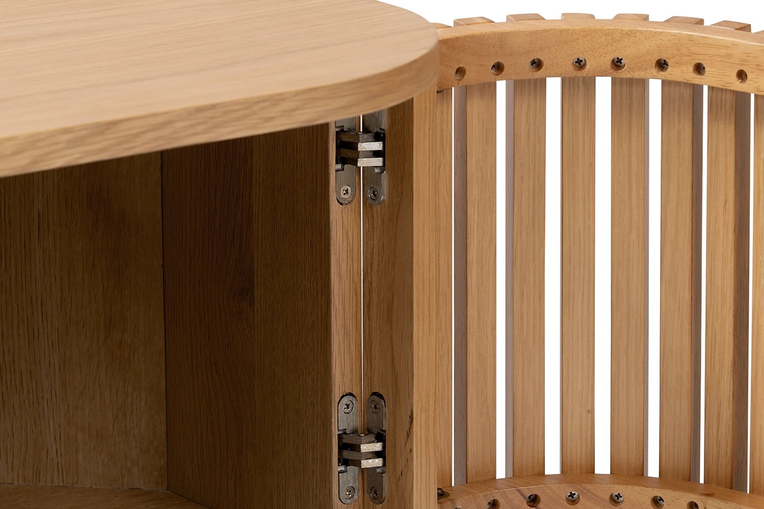 Soho Natural Oak Slatted Story Coffee Table - Shorwell | Furniture World