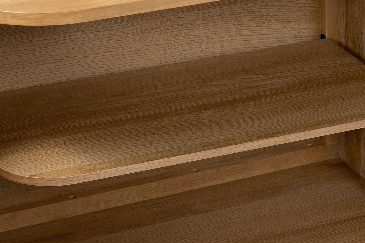 Soho Natural Oak Slatted Cupboard - Shorwell | Furniture World
