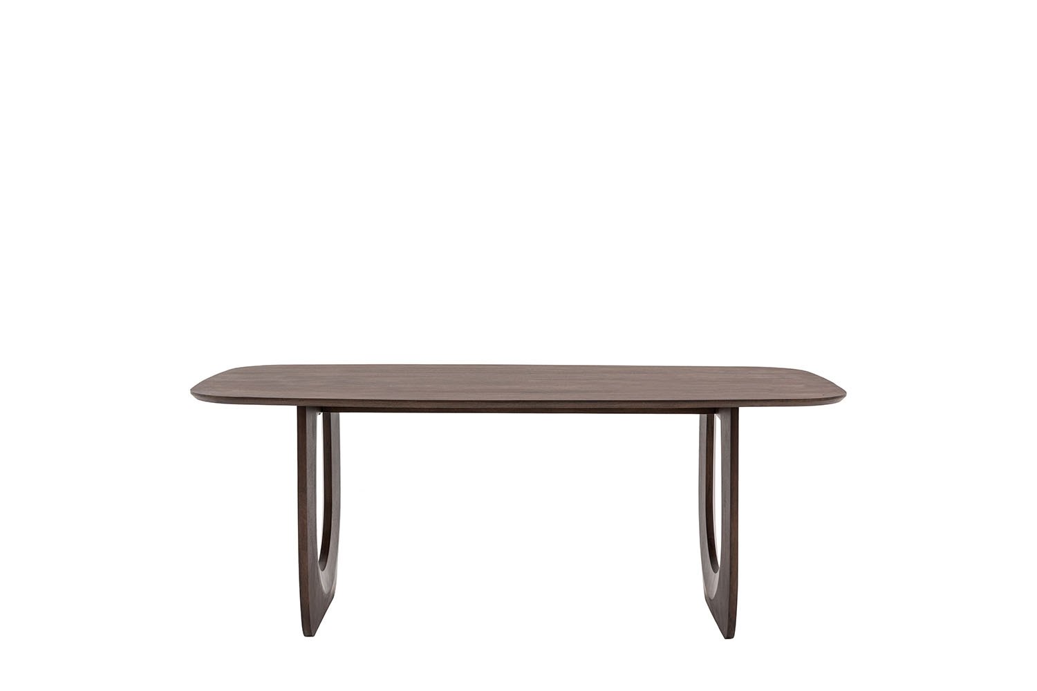 Gallery Direct Arc Walnut Mango Wood 200cm Dining Table | Furniture World