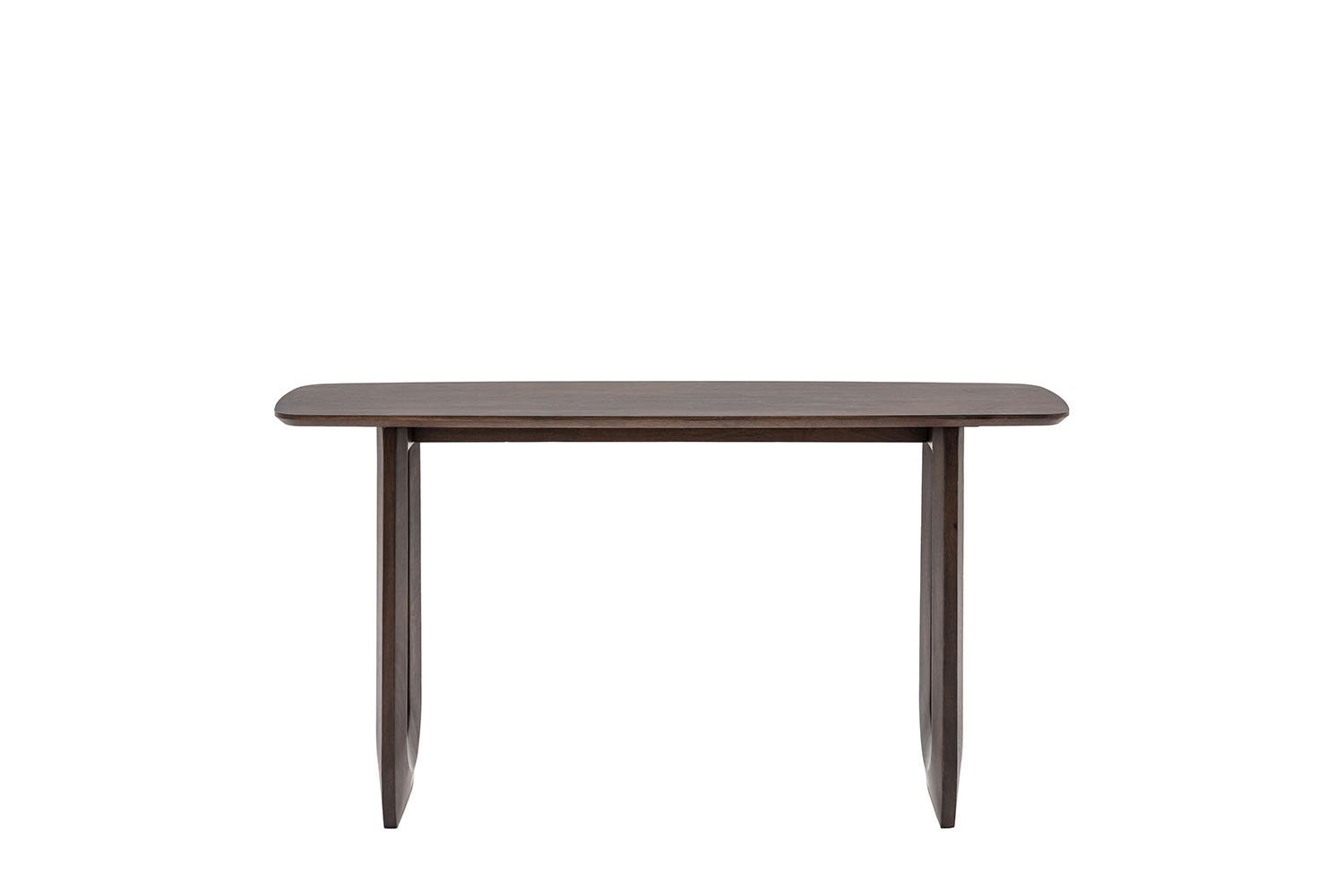 Gallery Direct Arc Walnut Mango Wood Arc Console Table | Furniture World