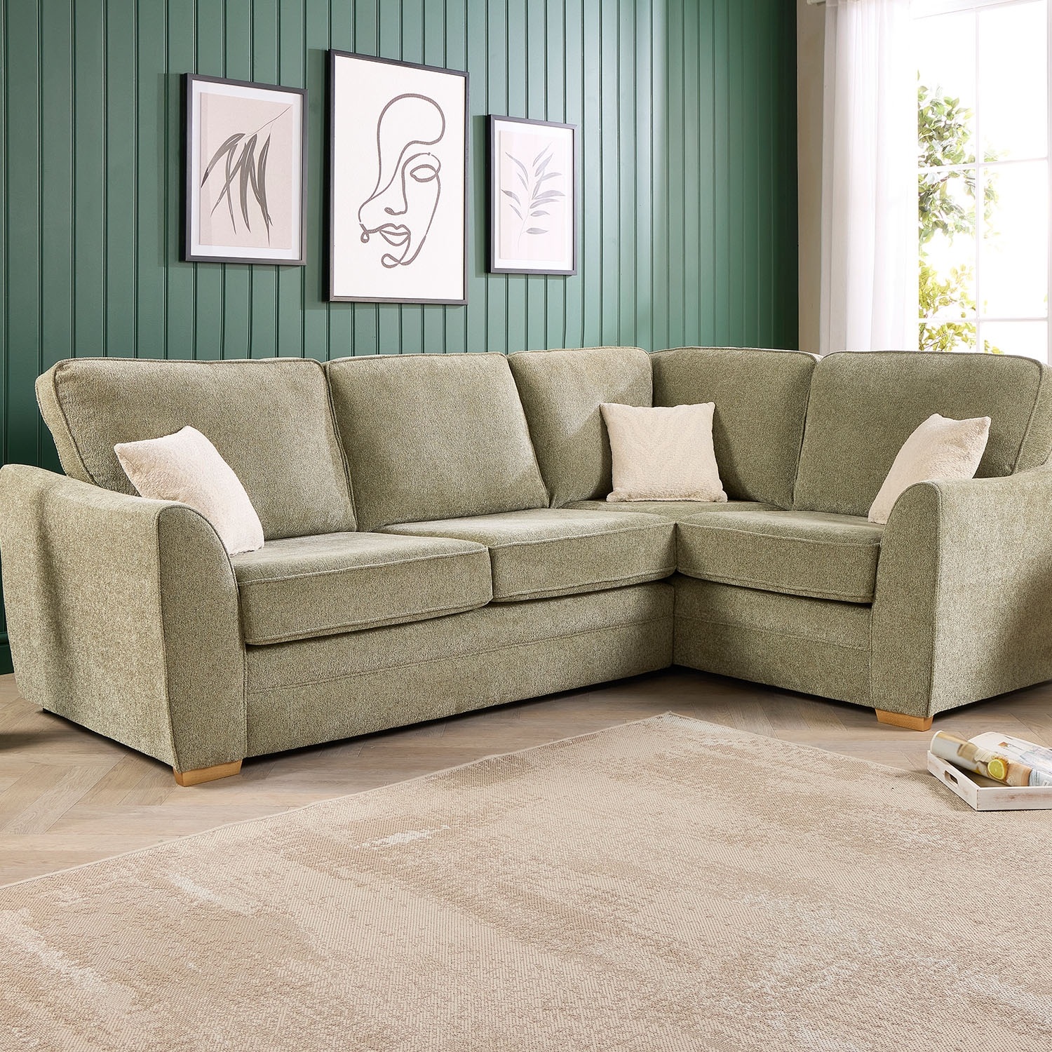 Ashford Upholstered Small Corner Sofa | Furniture World