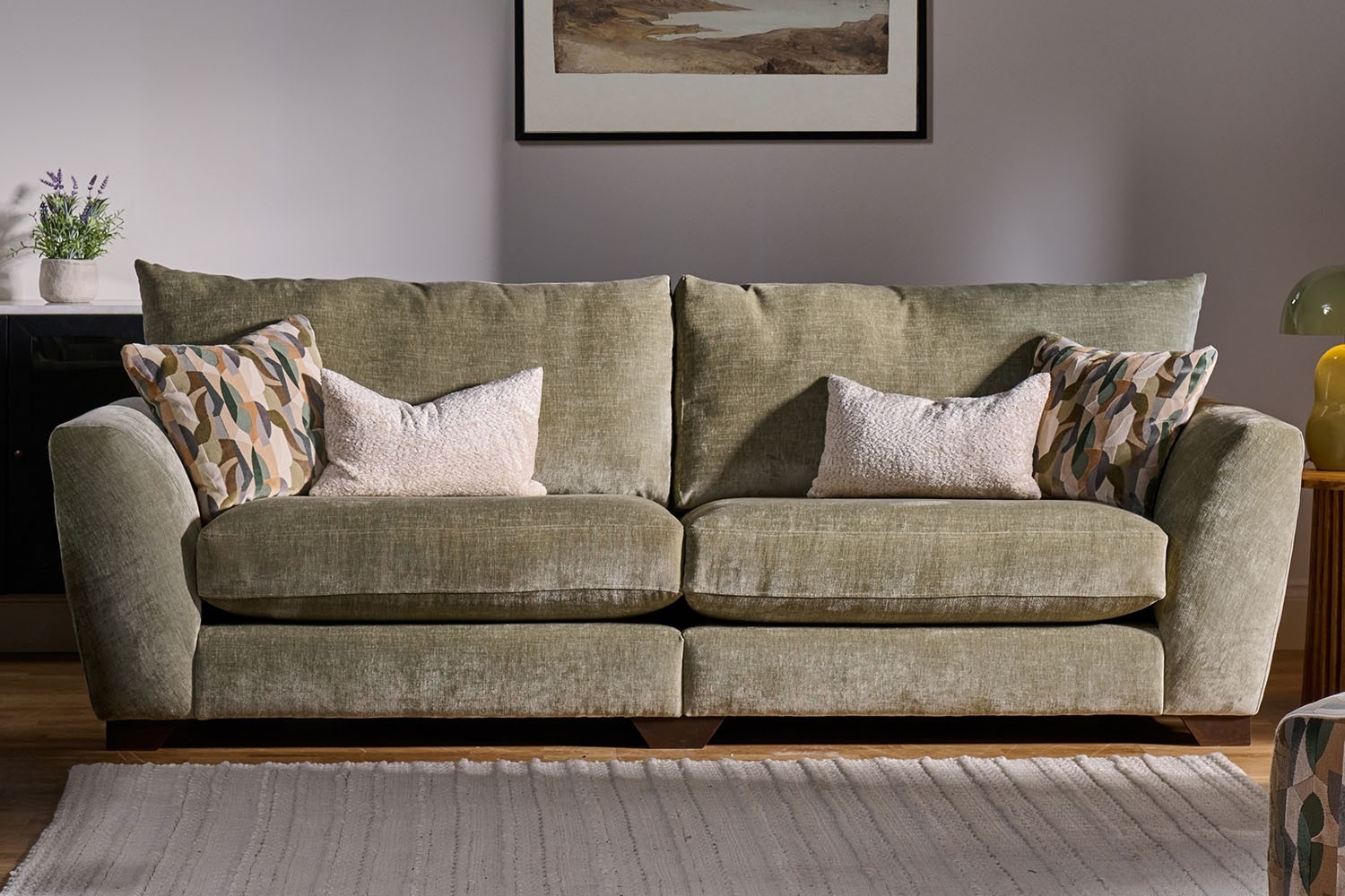 Maya Fabric 4 Seater Modular Sofa | Furniture World
