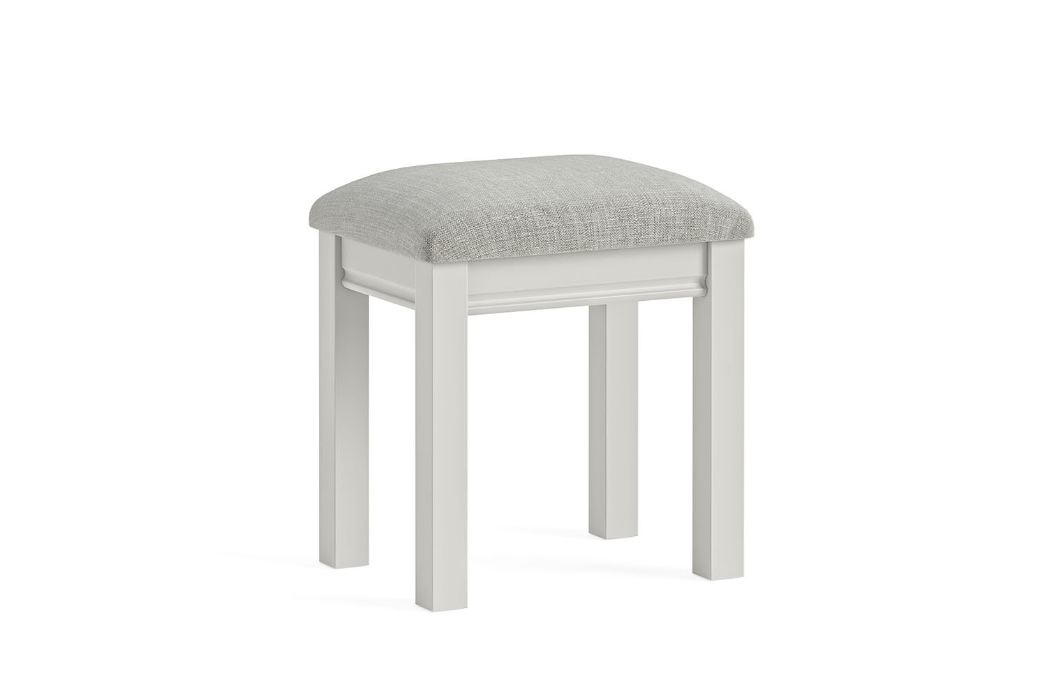 Porter Bordeaux Painted Cotton Dressing Table Stool | Furniture World