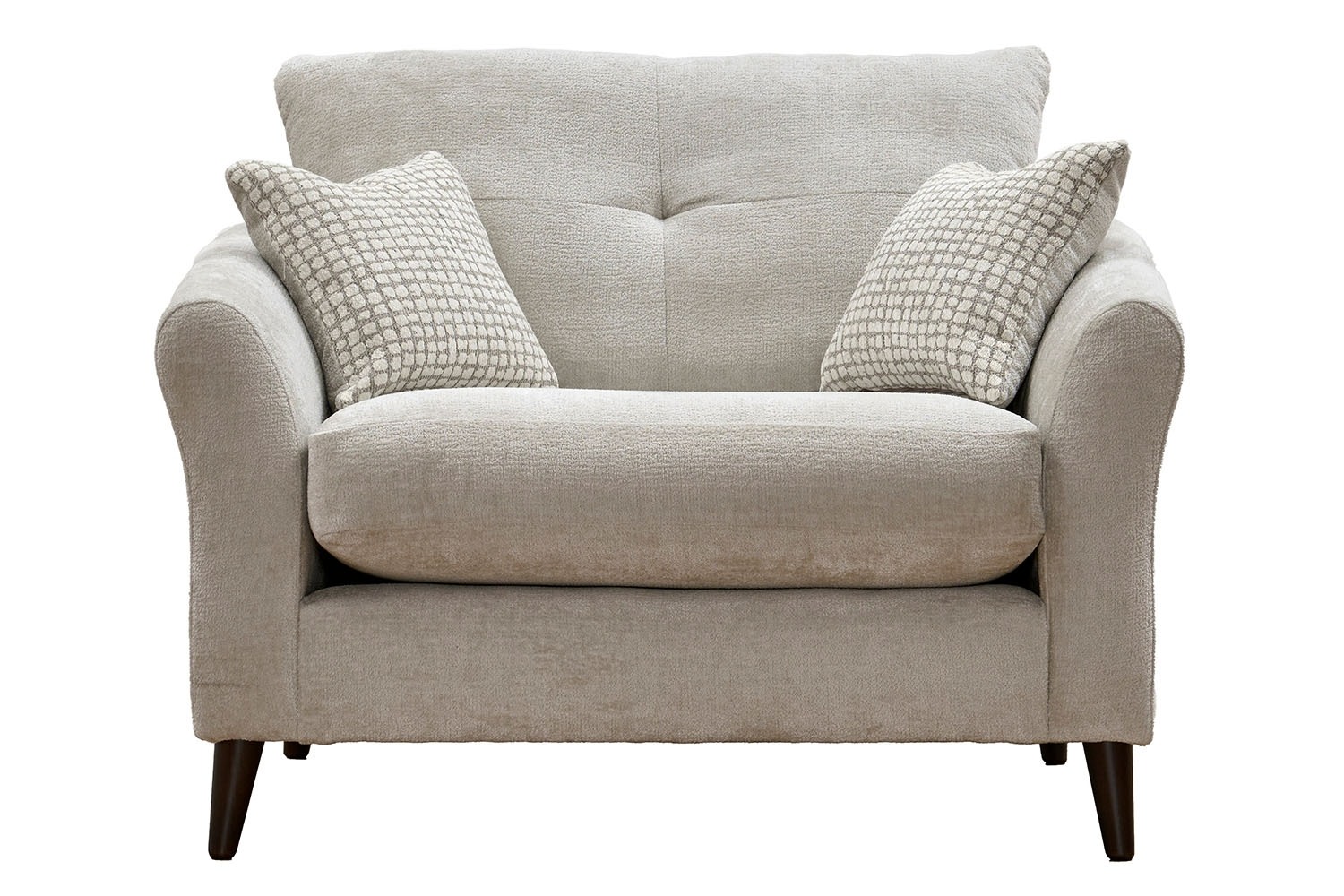 Milly Fabric Snuggler Love Chair | Furniture World