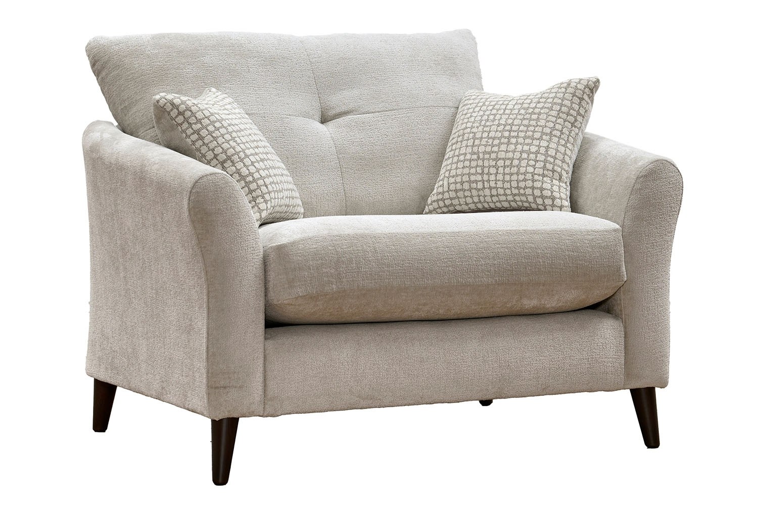 Milly Fabric Snuggler Love Chair | Furniture World