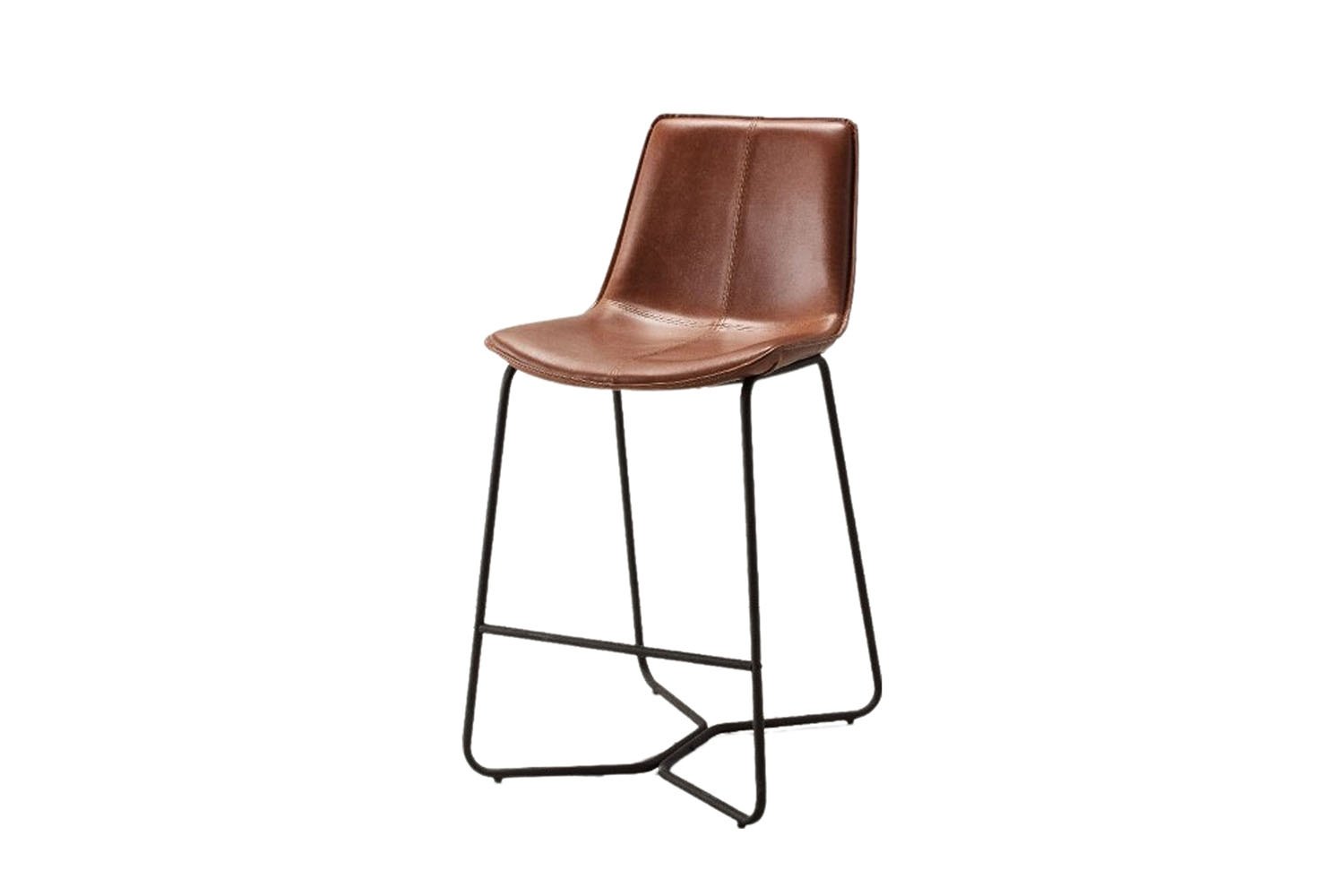 Gallery Direct Set of 2 Hawking Bar Stool in Brown | Furniture World