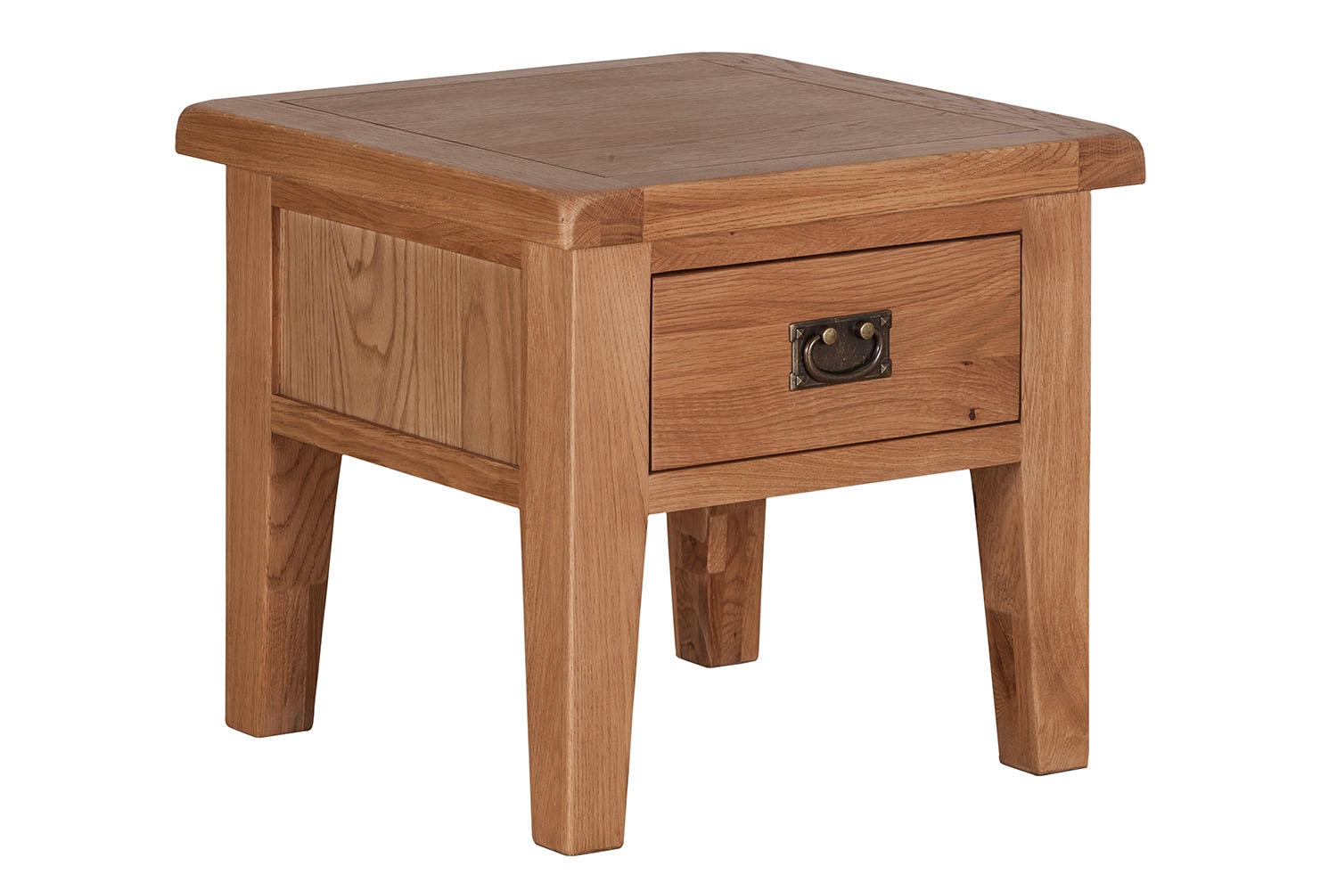 Cotswold Rustic Oak Lamp Table | Furniture World