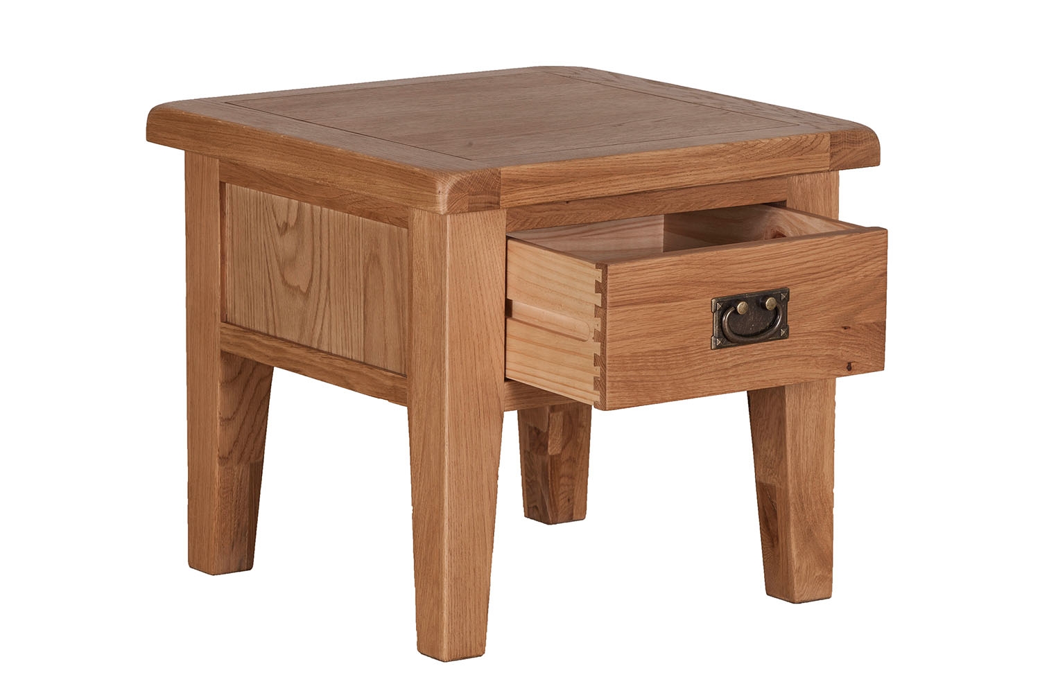 Cotswold Rustic Oak Lamp Table | Furniture World