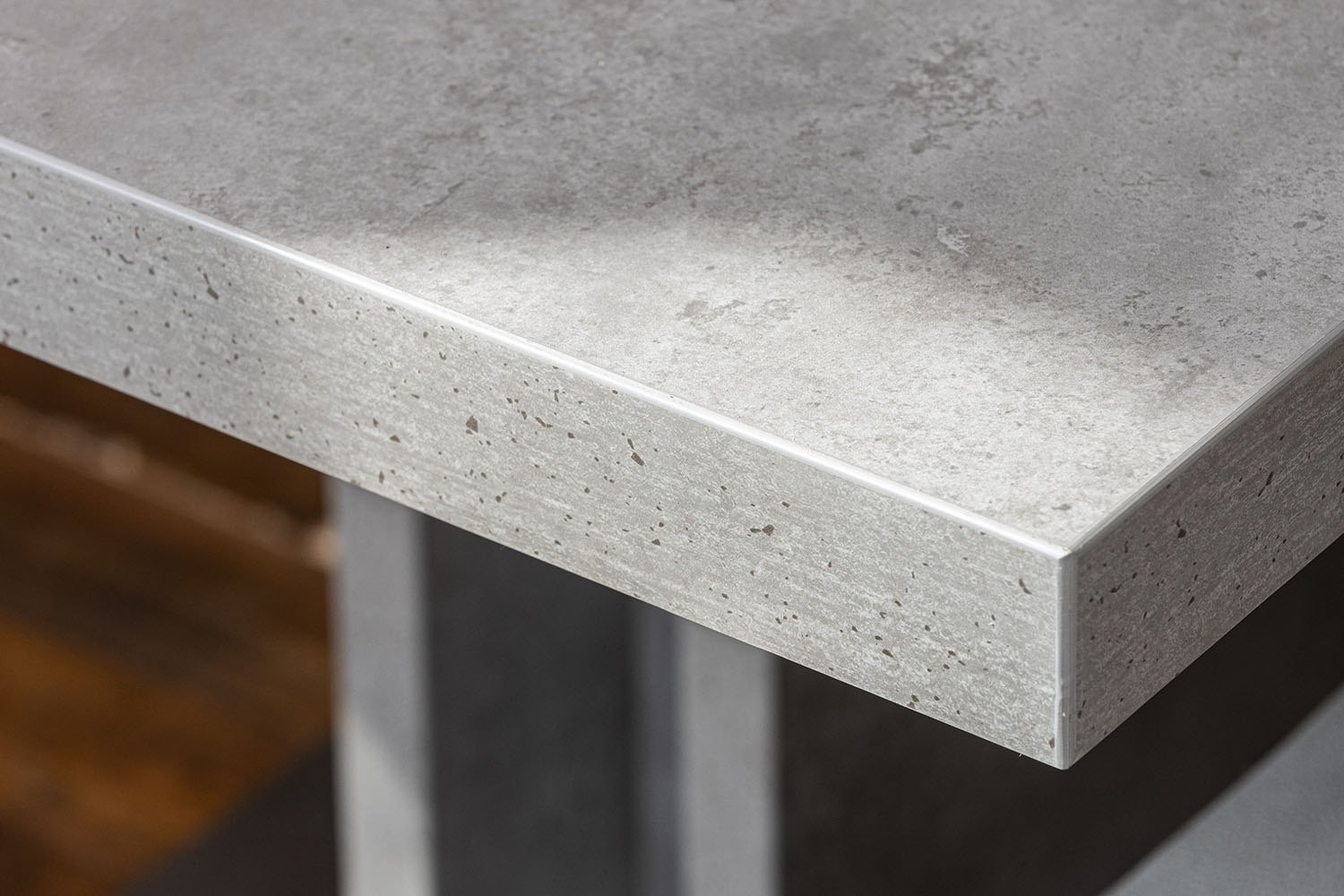 Jordan Halmstad Stone Effect Extending Dining Table | Furniture World