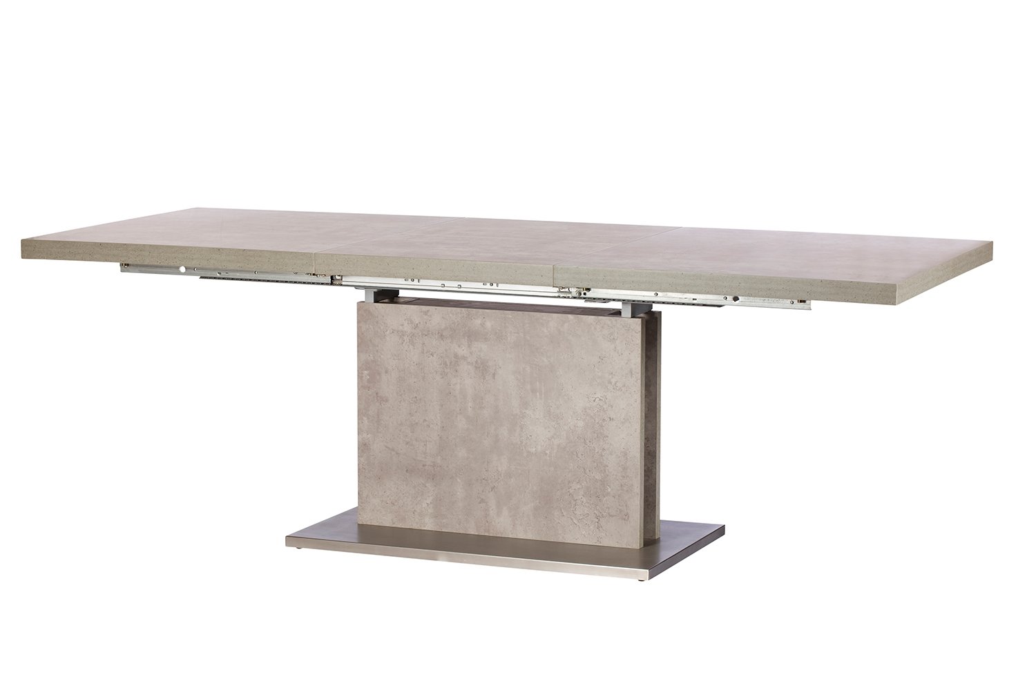 Jordan Halmstad Stone Effect Extending Dining Table | Furniture World