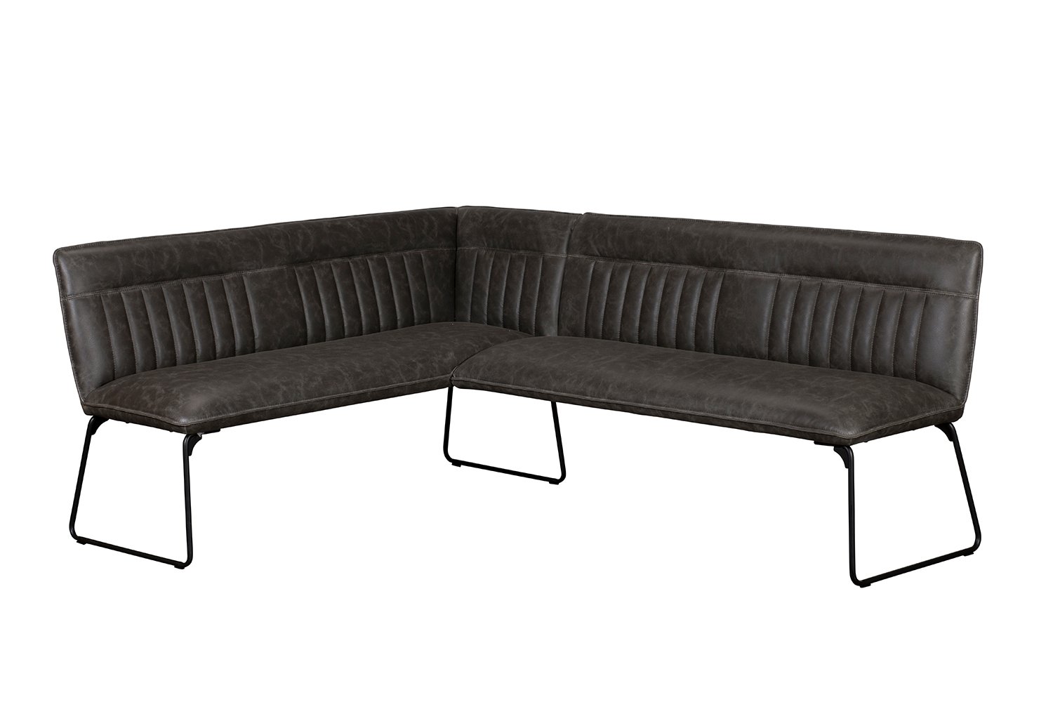 Cooper Leather Corner Bench | Furniture World