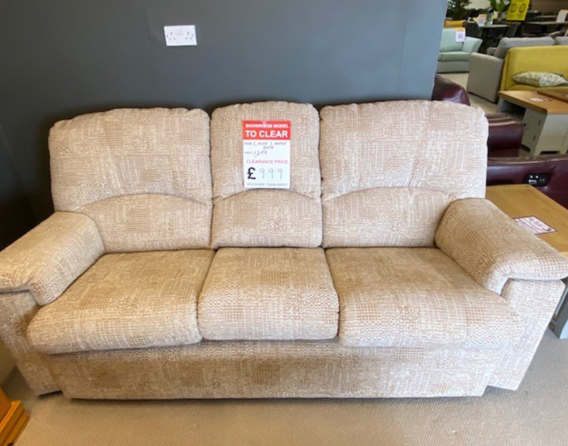 Chloe 3 Seater Sofa