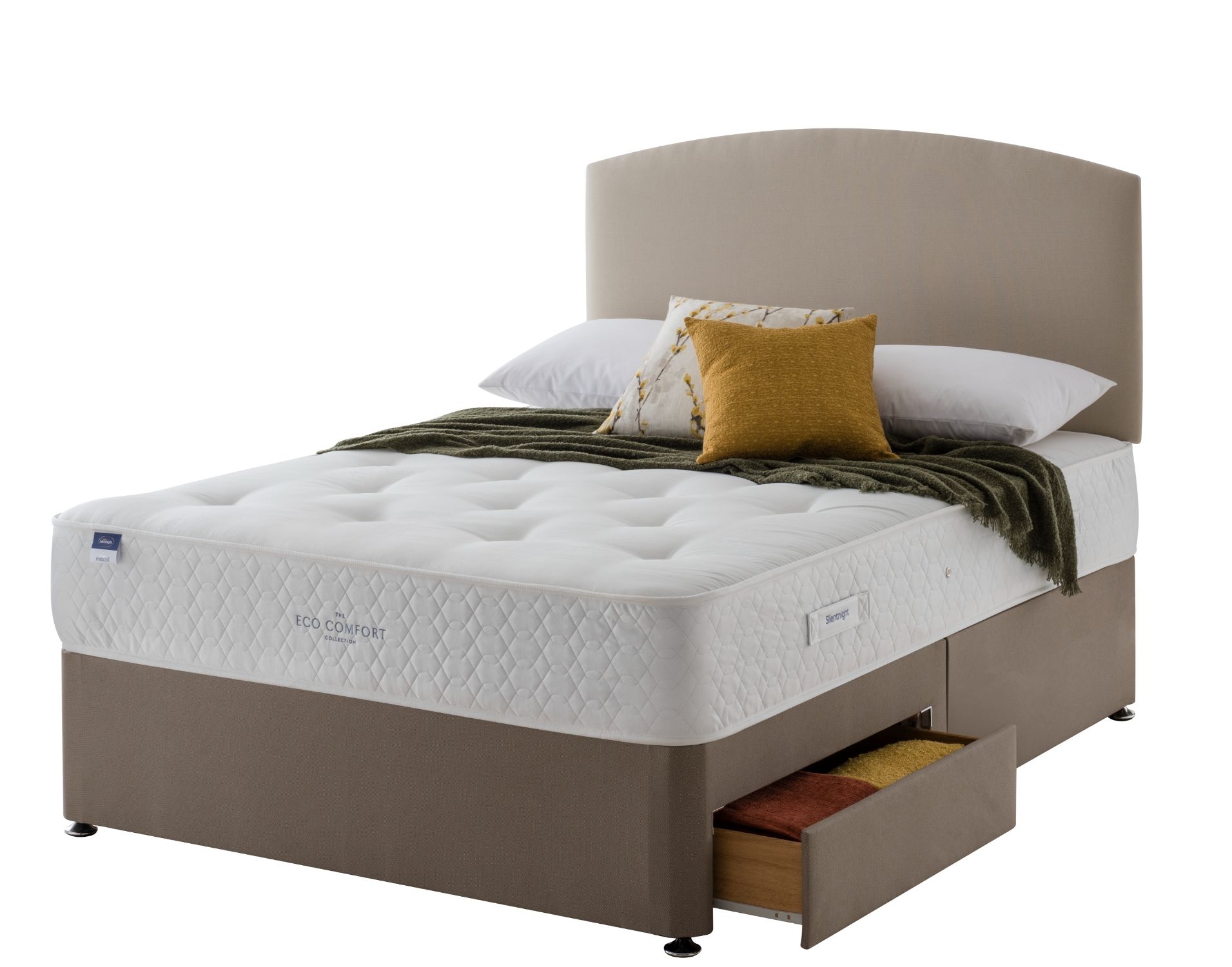 Silentnight Saffron Eco Standard Divan Bed | Furniture World