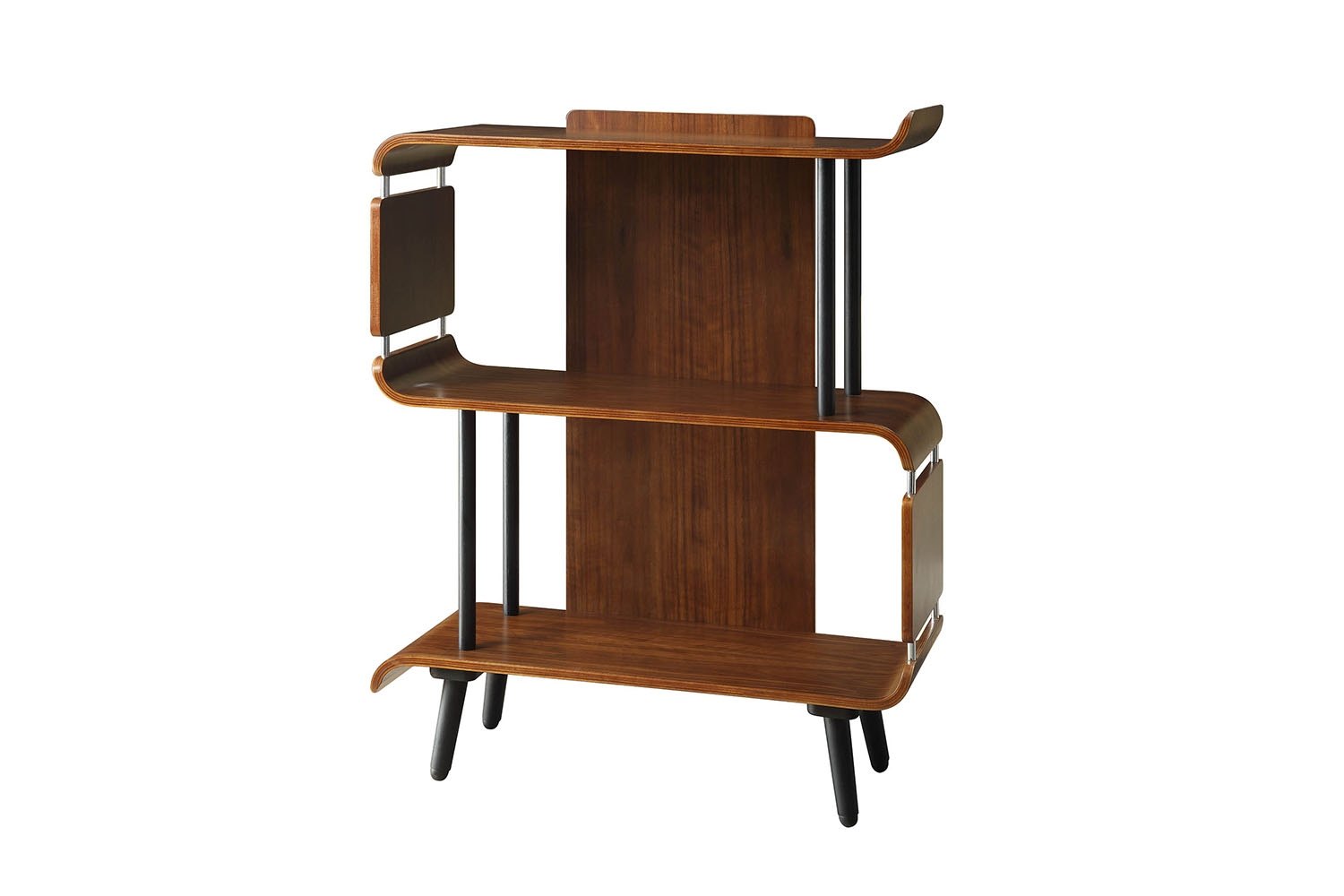 Vienna Short Bookcase - Walnut | Furniture World