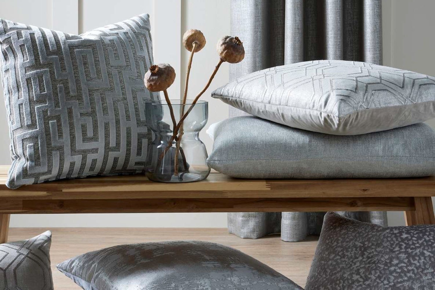 Scatter Cushion in Magna Grey - Furniture World