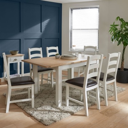 Nebraska White Painted Furniture From Oak City - Furniture World