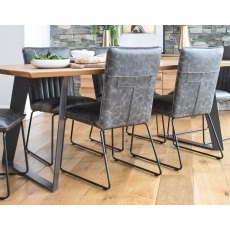 Cooper Low Leather Bench in Tan - Furniture World