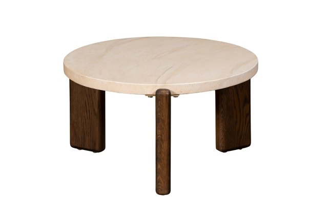 Idless Small Nesting Coffee Table with Travertine Stone IDA | Furniture ...