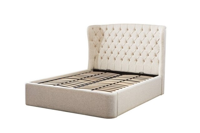 TEMPUR® Holcot Ottoman Bed Base in Shetland Pebble | Furniture World